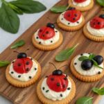 Ladybug Appetizers: Easy Bite-Size Caprese Snacks for Parties ...